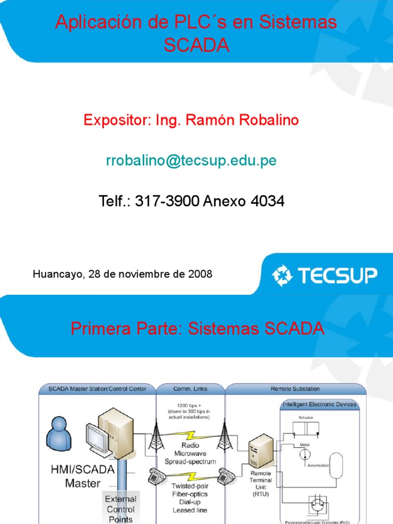 Aplicación de PLC S en Sistemas SCADA | PDF | Scada | Servidor ...