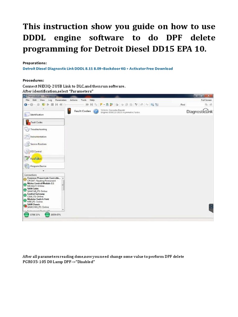 This Instruction Show You Guide On How To Use DDDL Engine Software To ...