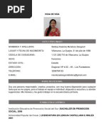 Currículum Vitae Nicole | PDF