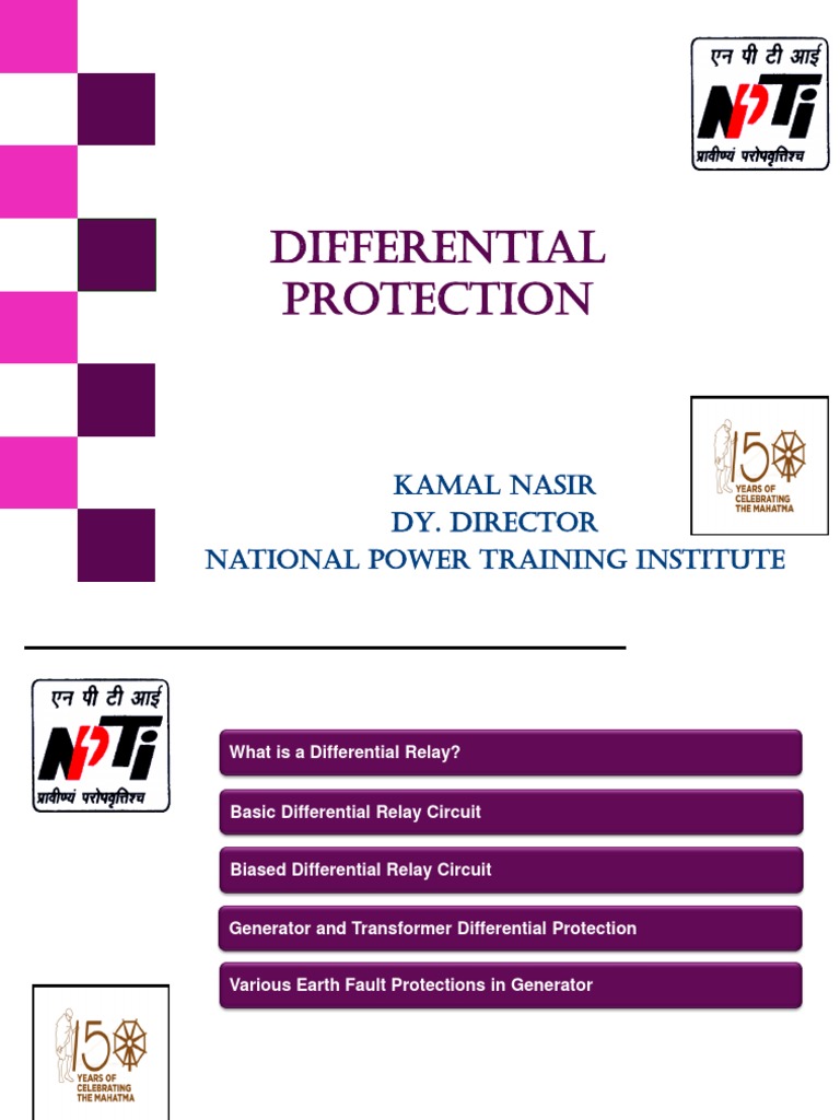 Differential Protection | PDF | Relay | Transformer