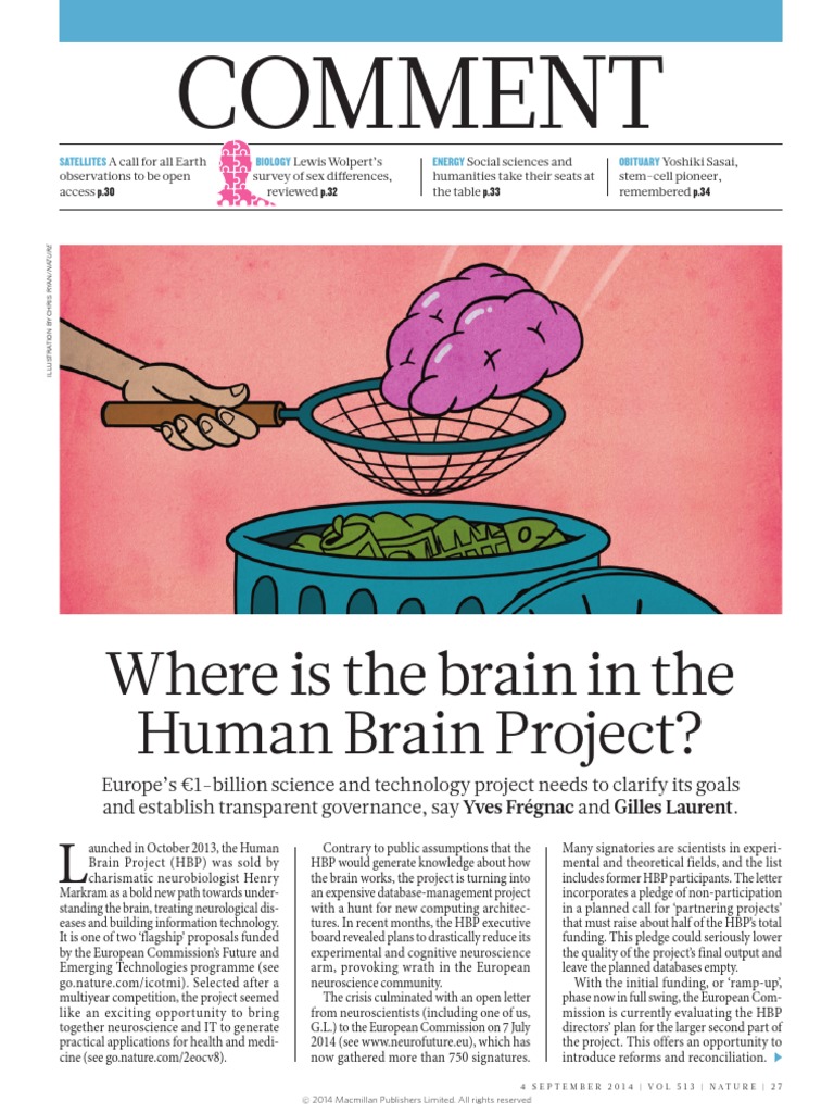 Where Is The Brain in The Human Brain Project? | PDF | Cognitive ...
