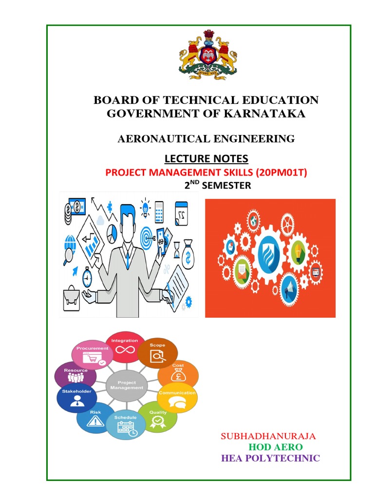 Project Management Skills Lecture Notes | PDF | Project Management ...