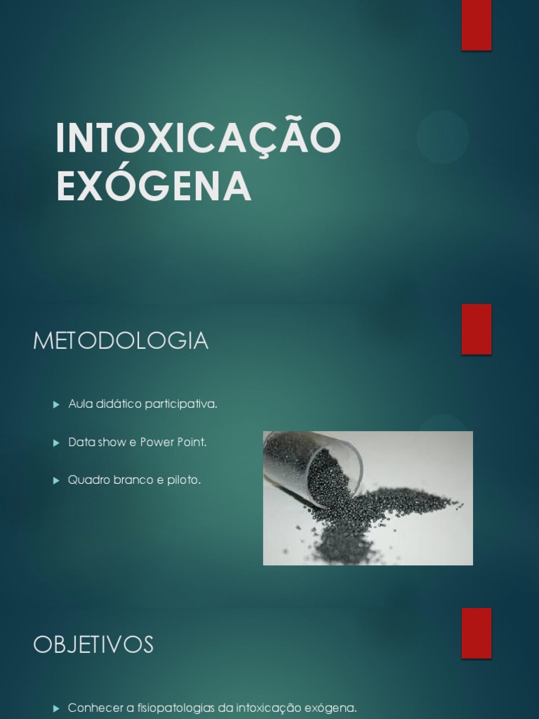 Intoxicação Exógena | PDF | Vômito | Monóxido de carbono