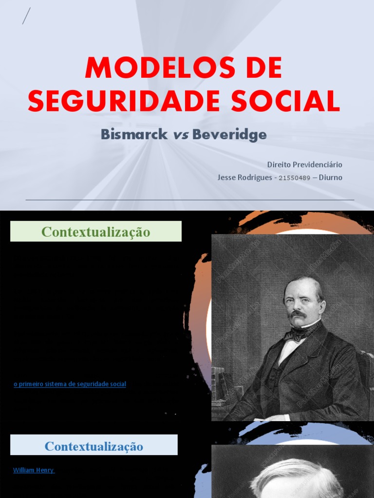 Trab 1 - Modelos de Seguridade Social - Bismark Vs Beveridge | PDF ...