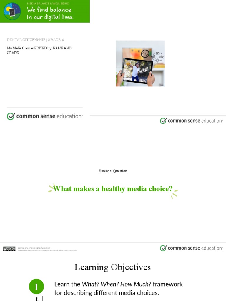 Grade 4 - My Media Choices - Presentation | PDF | Vocabulary ...
