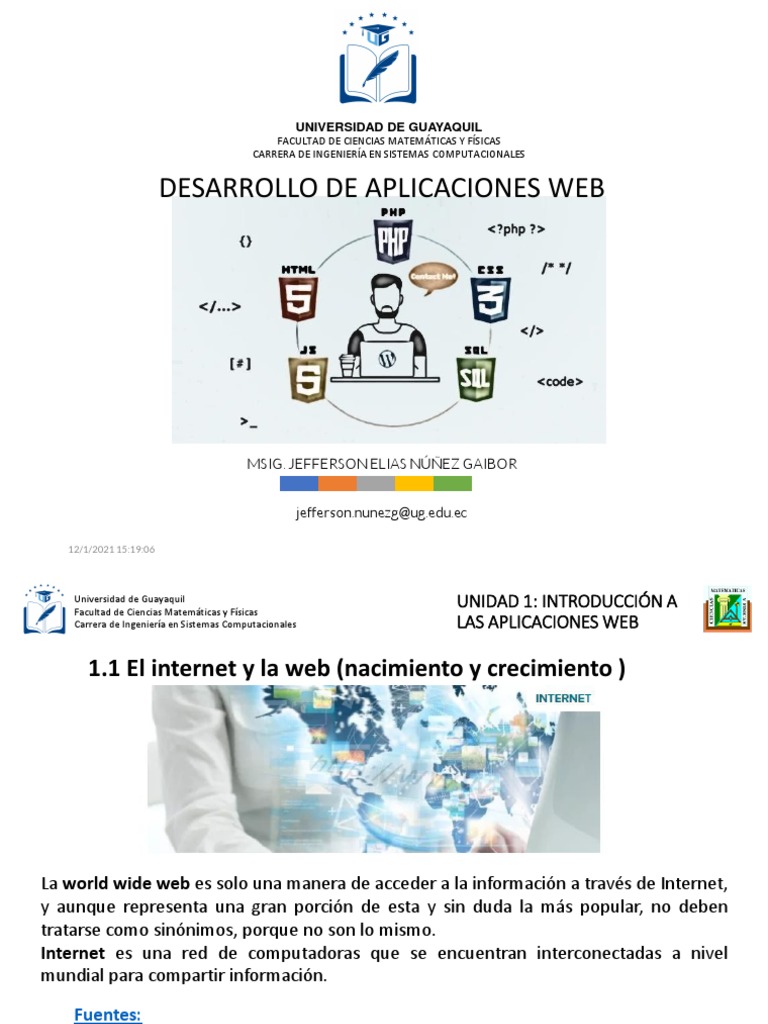 Desarrollo de Aplicaciones Web | PDF | HTML | Red mundial