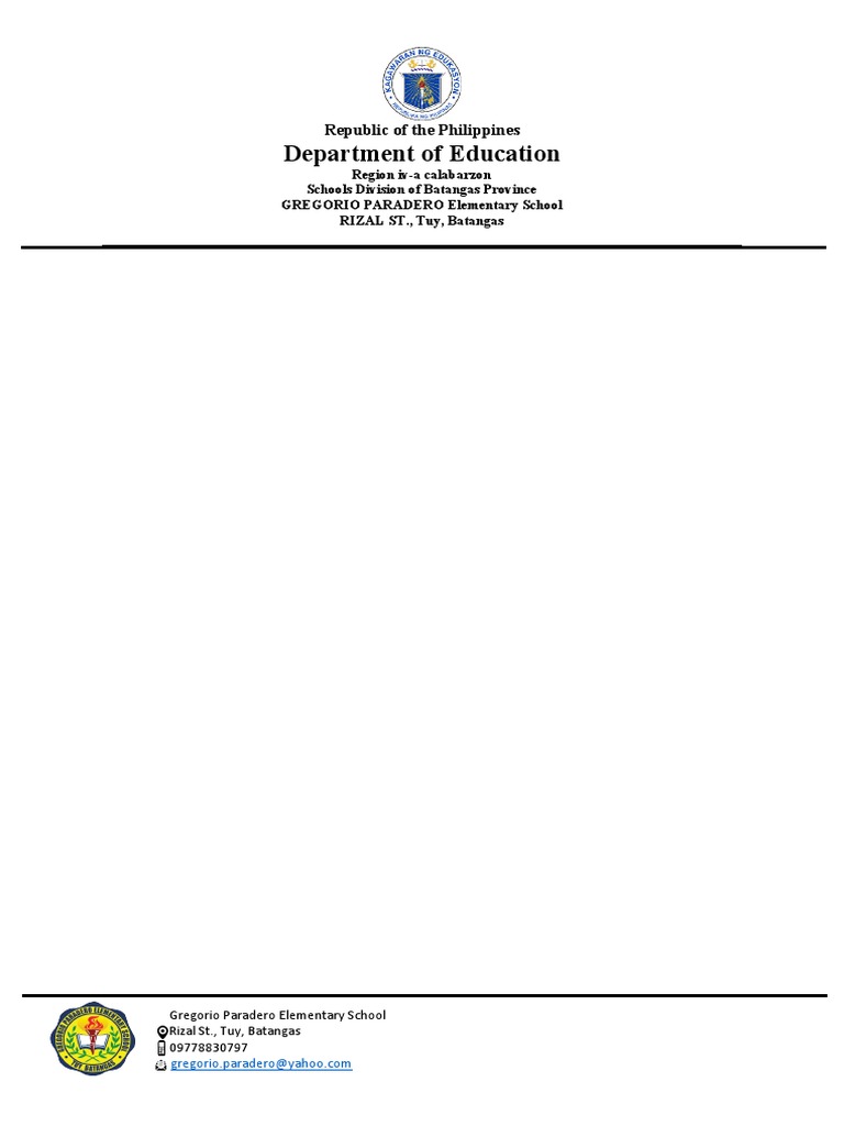 Logo Deped Format A4portrait