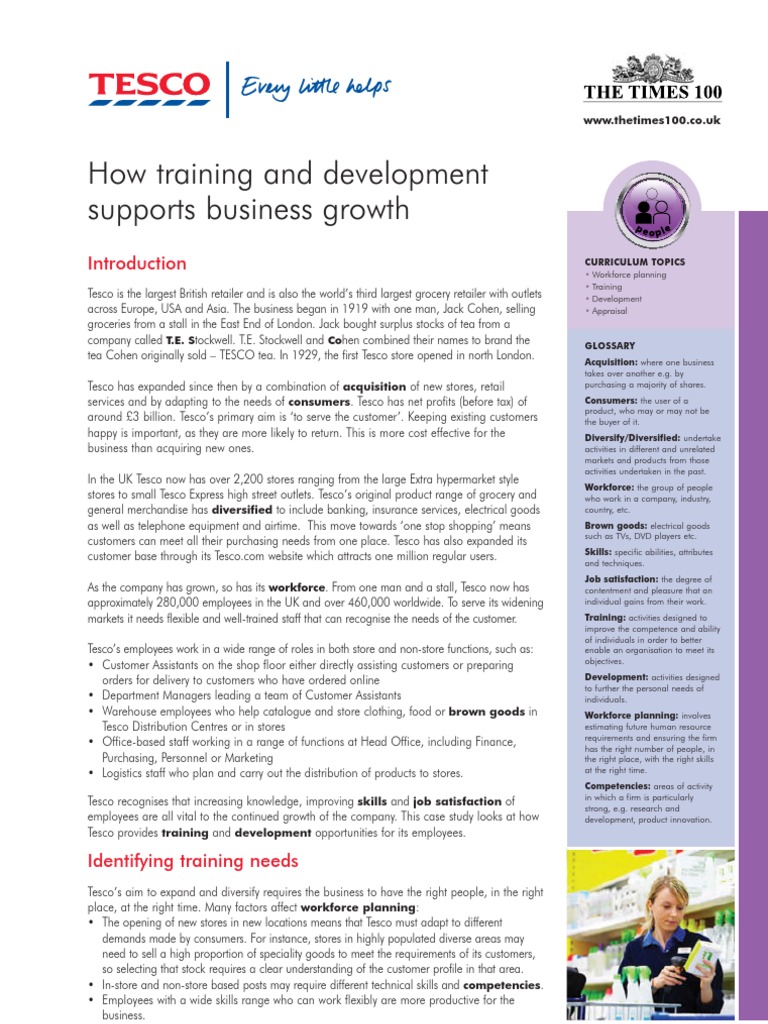 How Training and Development Supports Business Growth: WWW ...
