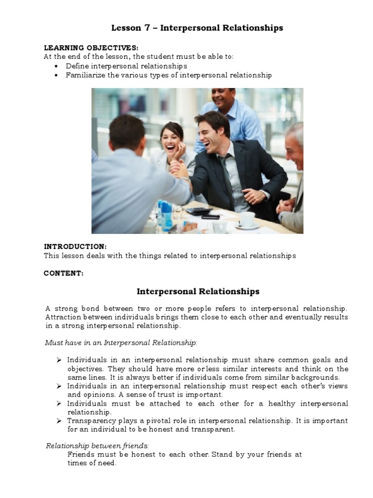 Understanding Interpersonal Relationships: A Guide to Relationship ...