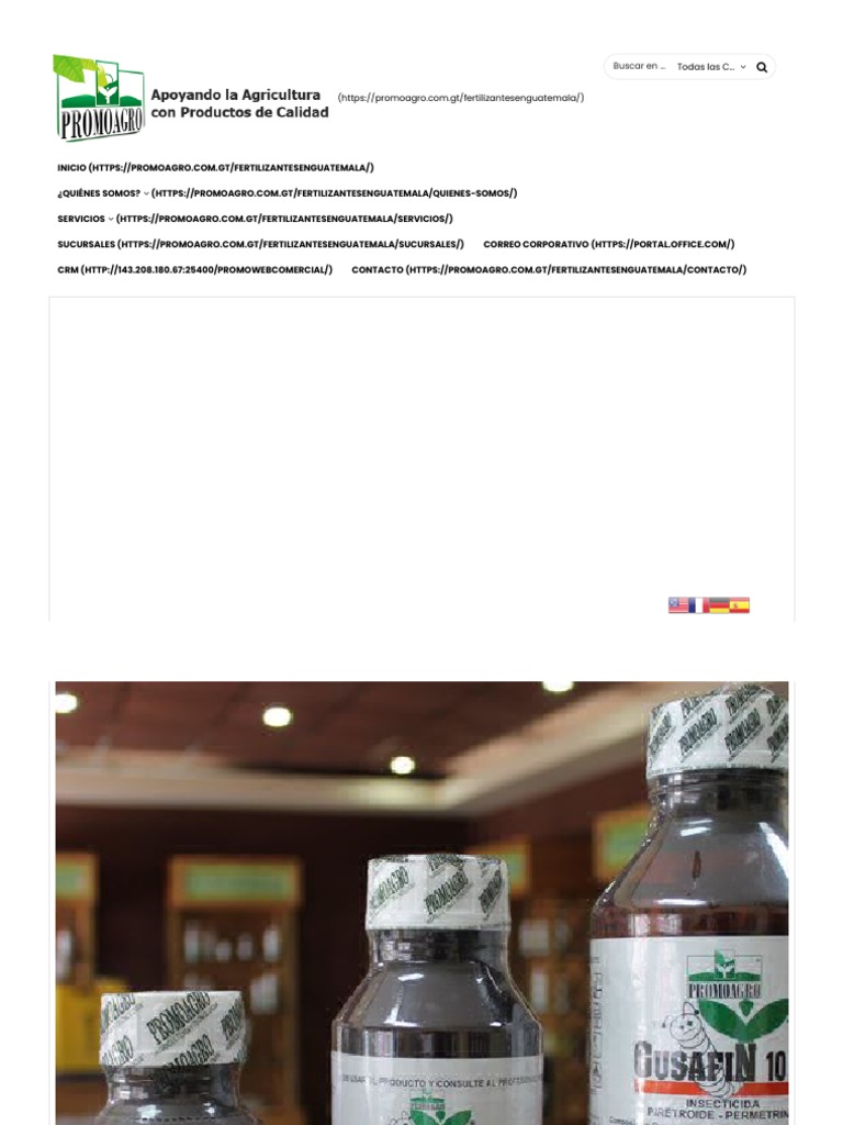 Gusafin 10 EC | PDF | Biocidas | Químicos agriculturales