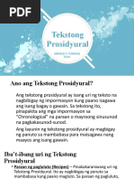 Halimbawa NG Tekstong Prosidyural | PDF