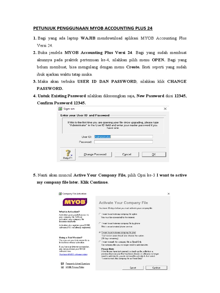 Panduan MYOB Accounting Plus 24 | PDF