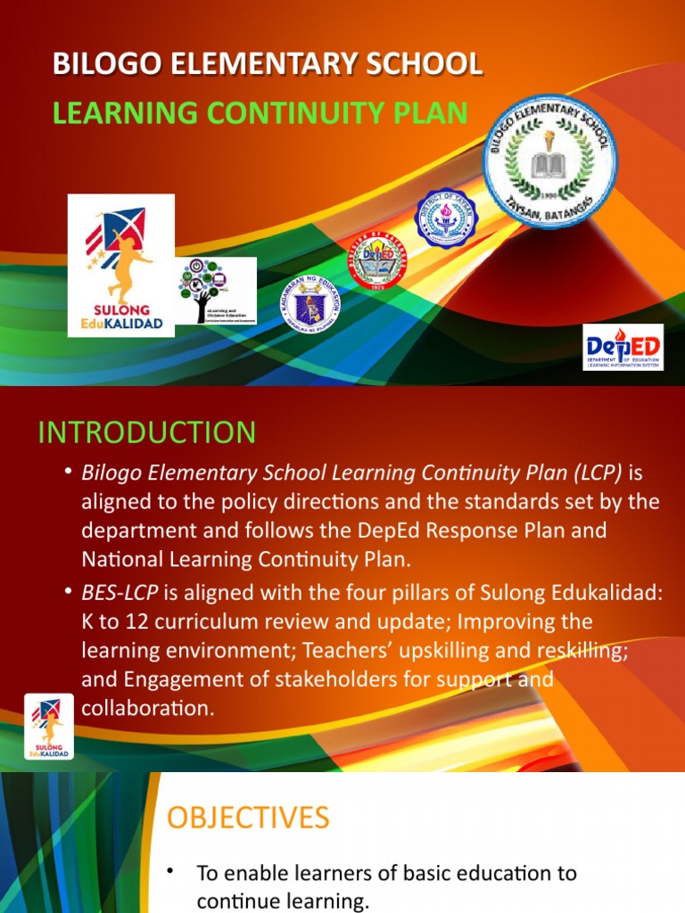BES Learning Continuity Plan SY 2020 2021 | PDF | Teachers | Learning