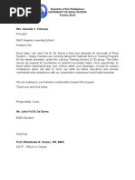 DOST Final Clearance Letter | PDF