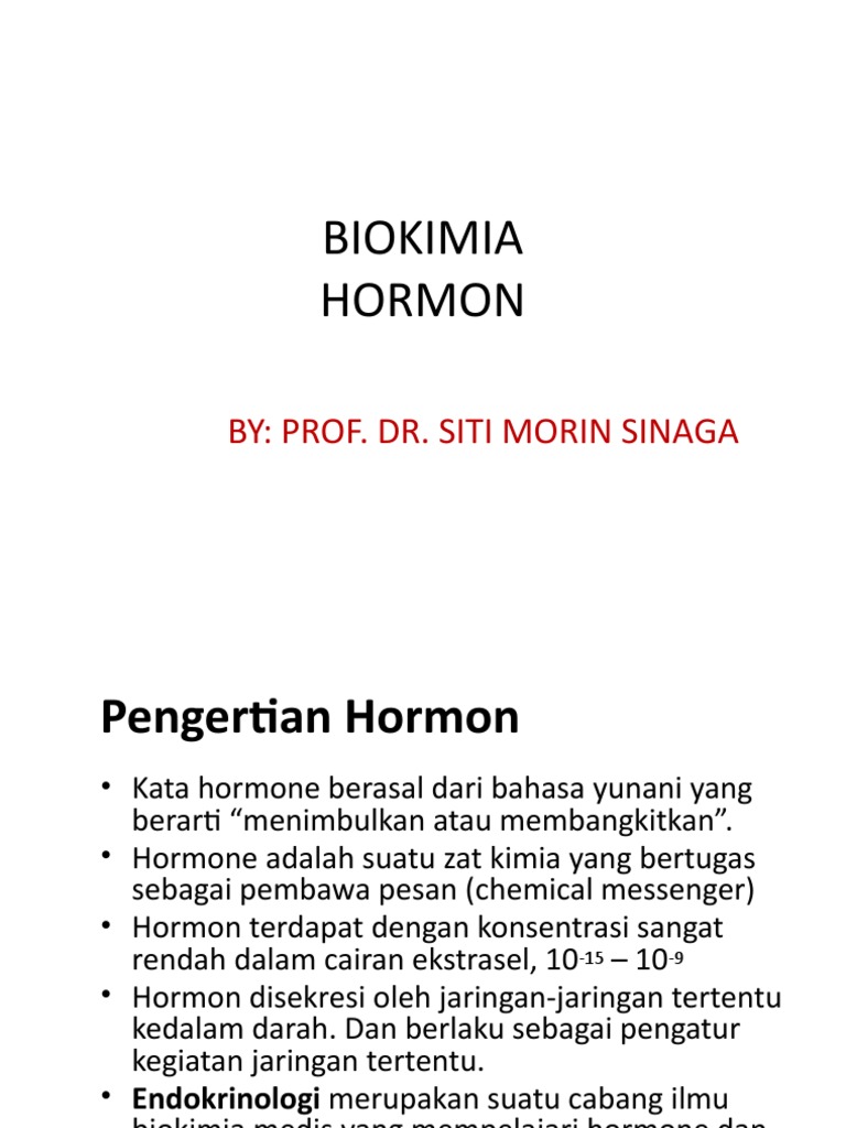 Hormon 1 | PDF