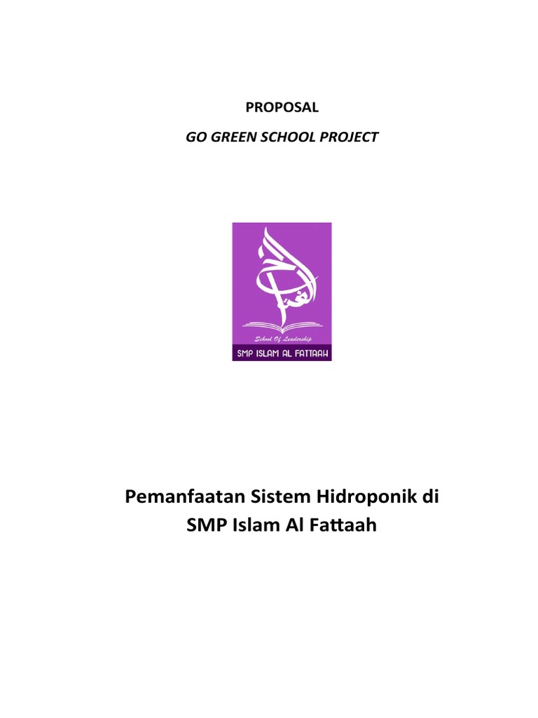 Proposal Green School Project | PDF