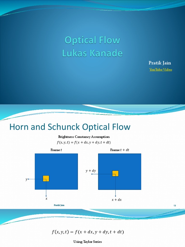 Horn-Schunck Optical Flow Explained | PDF | Computer Vision | Computing