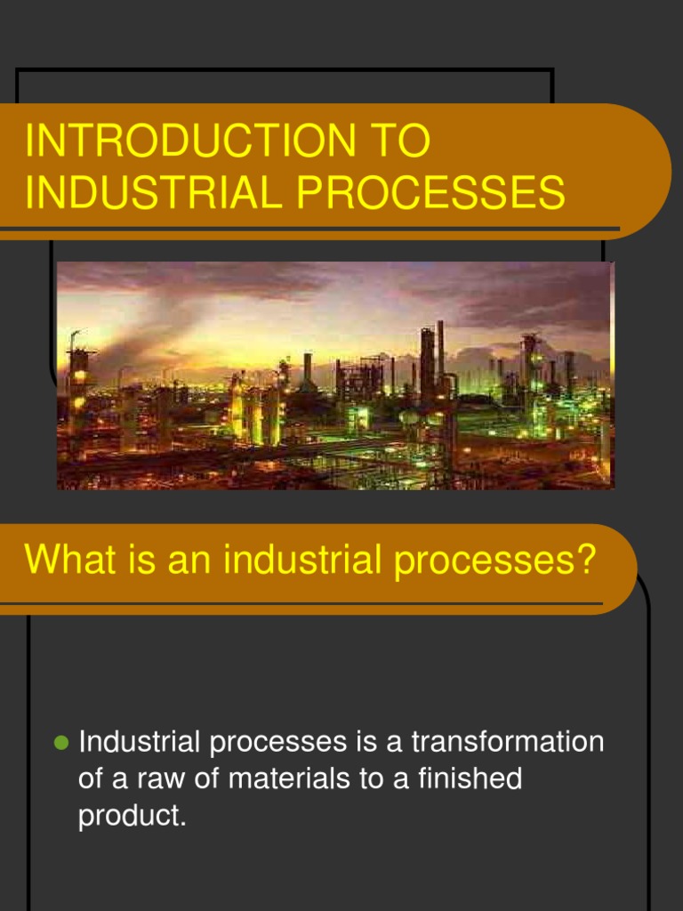 Overview of Industrial Processes in the Philippines | PDF