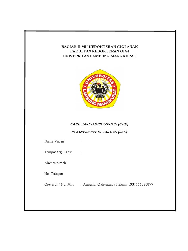 Penanganan Karies Gigi Anak dengan SSC | PDF