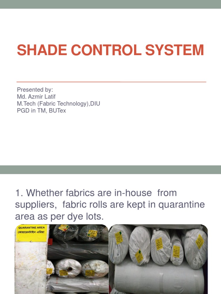 Garments Shade Control System | PDF | Home & Garden