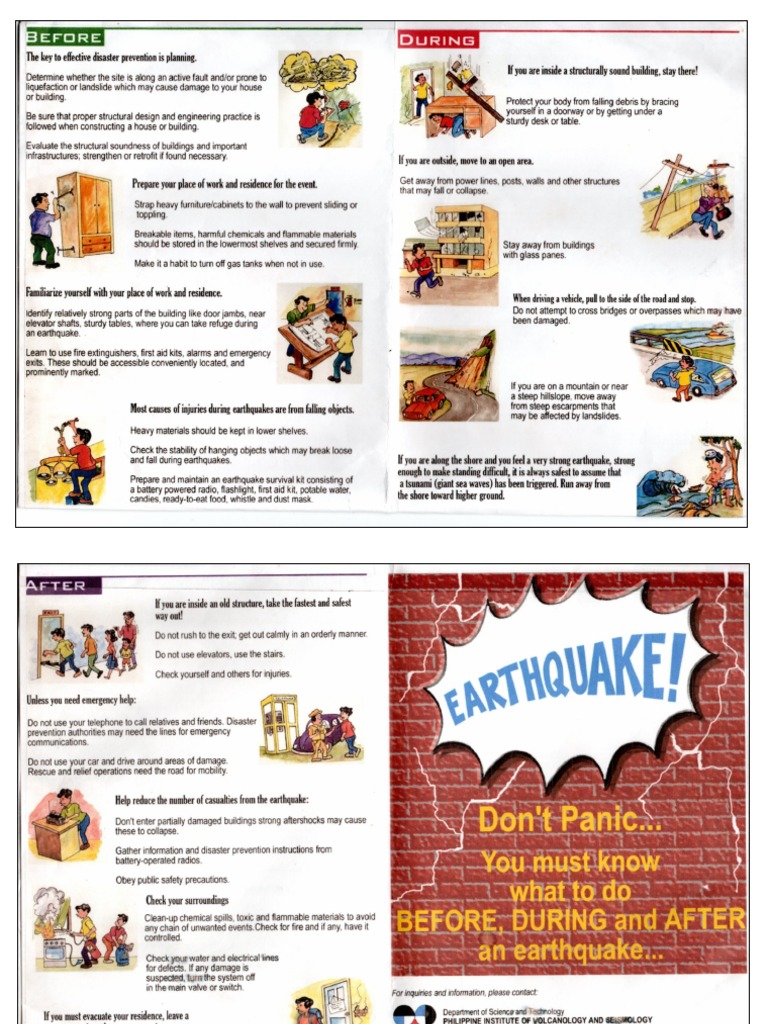 Before During After The Earthquake Poster | PDF