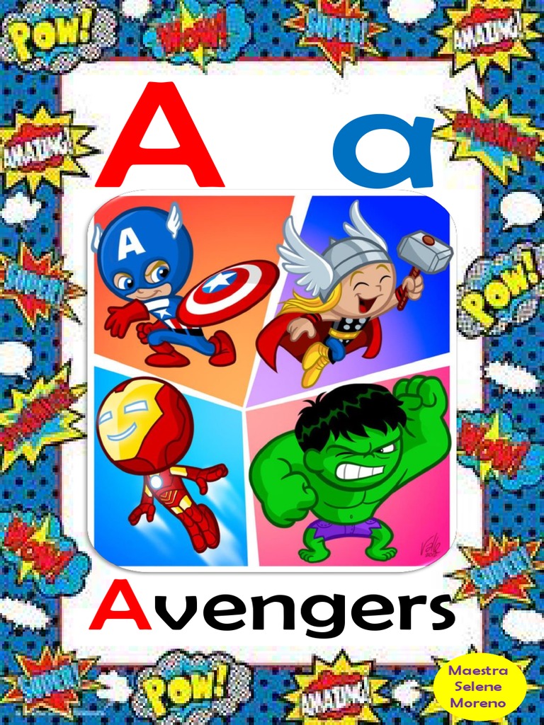 Abecedario Superheroes | PDF