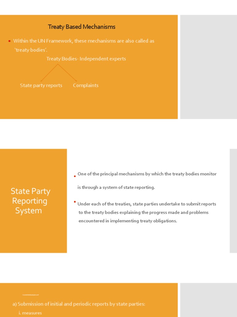 Understanding Treaty-Based Mechanisms | PDF | Treaty | European ...