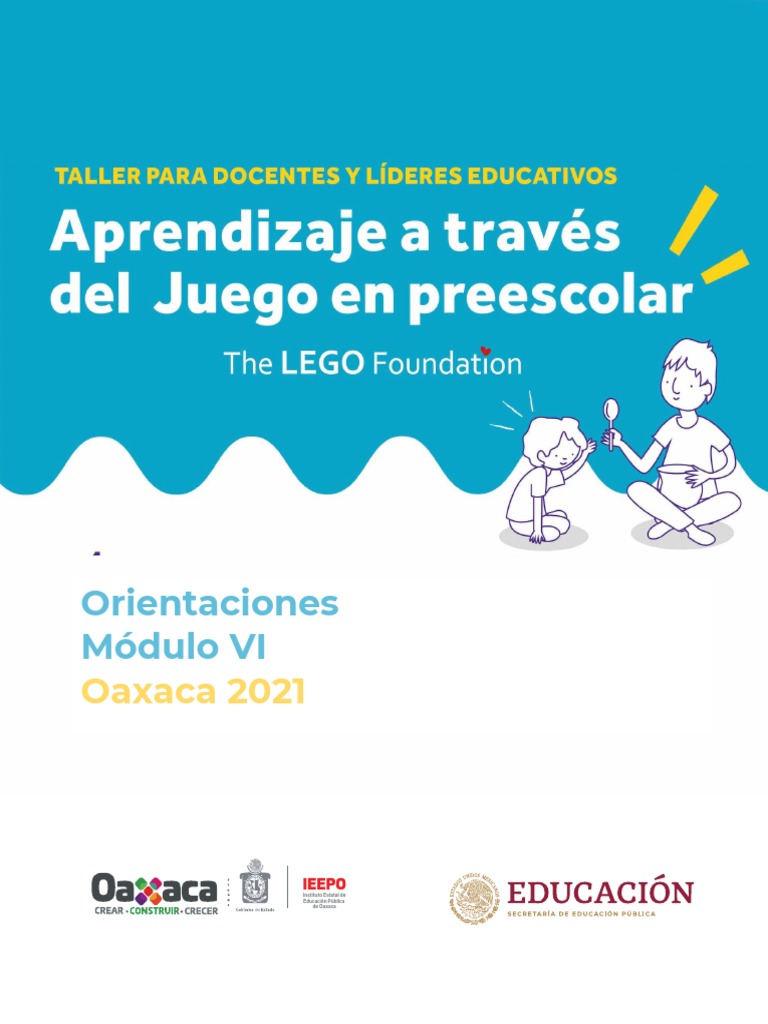 Orientaciones. Aprendizaje A Través Del Juego en Preescolar M6. | PDF ...