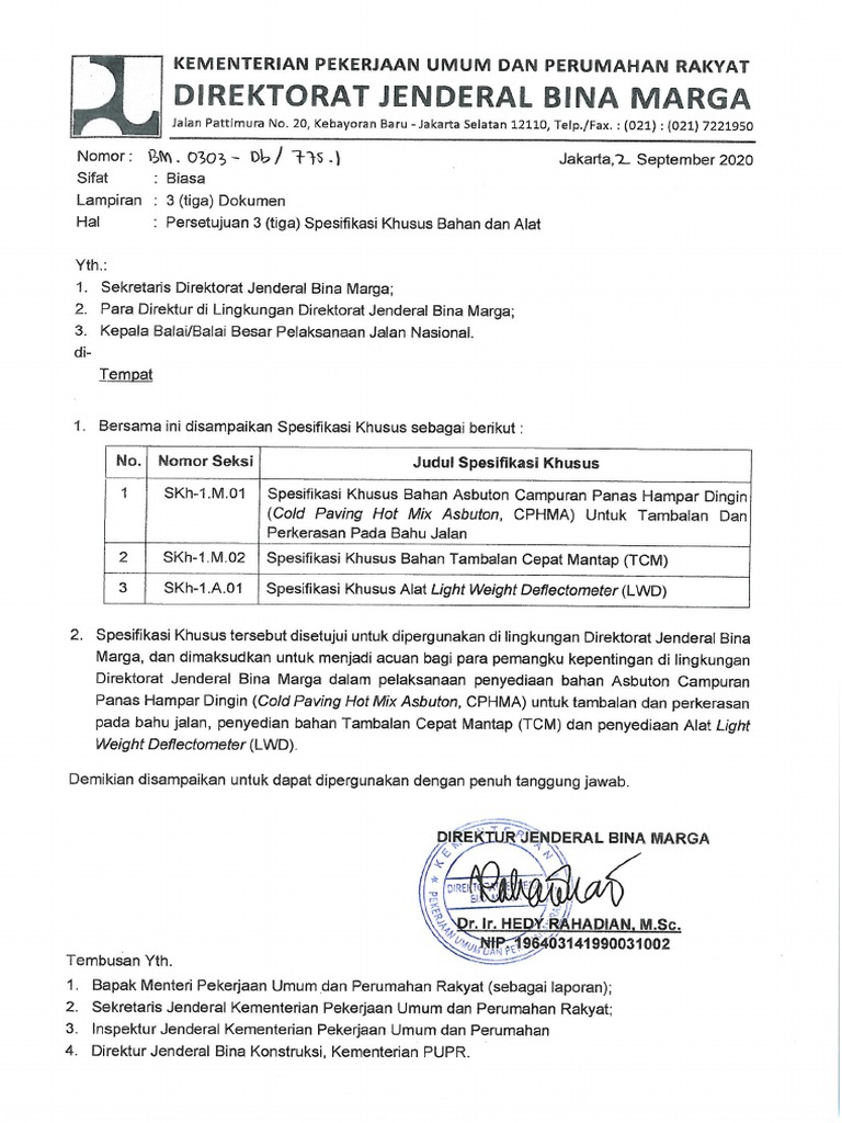 Spesifikasi Khusus Penyediaan CPHMA, TCM Dan LWD | PDF