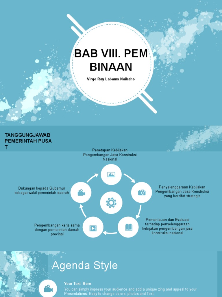 Water Colored Splashes PowerPoint Template | PDF | Microsoft Power ...