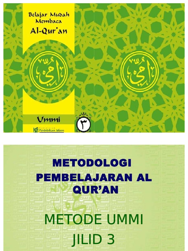 Ummi Jilid 3 | PDF