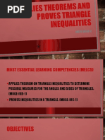 Lesson Plan Exterior Angle Inequality Theorem | PDF | Triangle | Angle