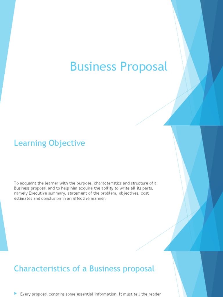 Business Proposal 2 | PDF | Business | Cognition