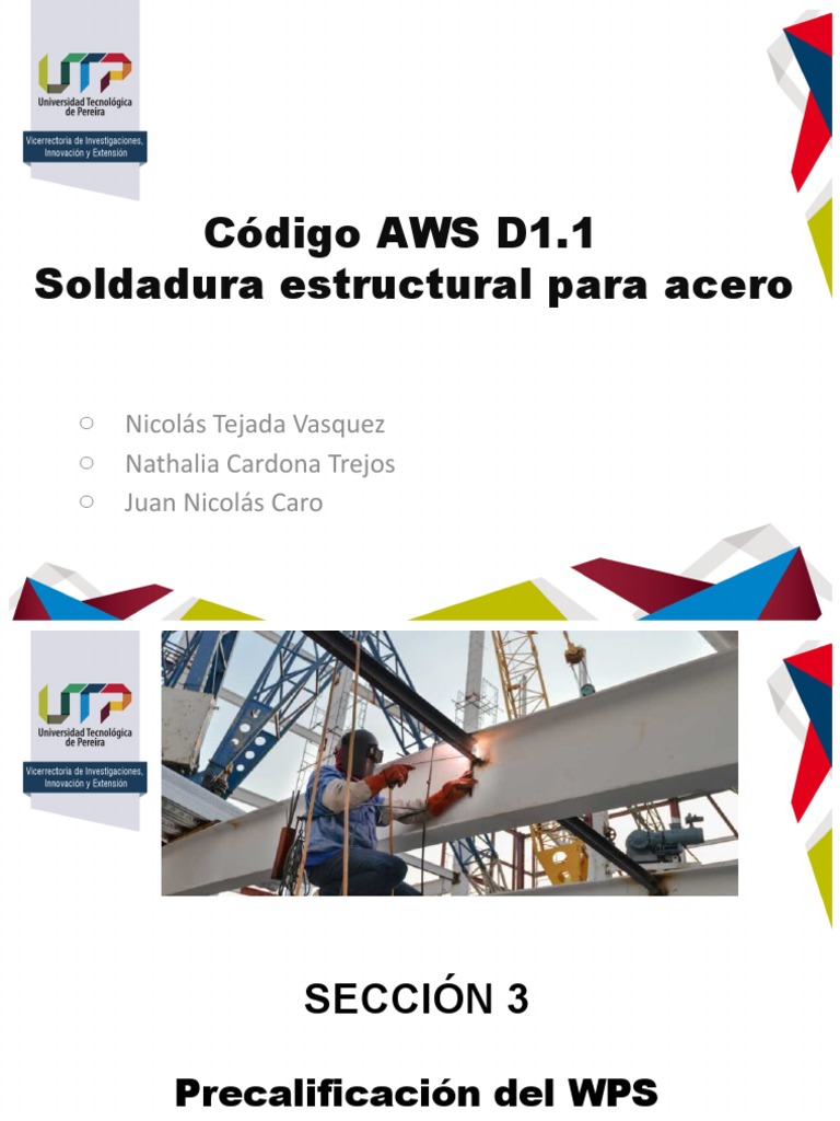AWS D1.1 Cap 3 4 | PDF | Construcción | Soldadura