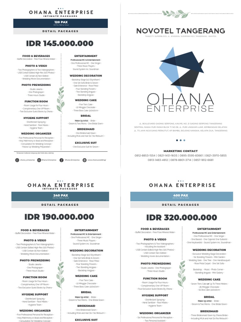 Flyer Novotel Tangerang - 05 - 03 - 21 | PDF | Bridesmaid | Bride