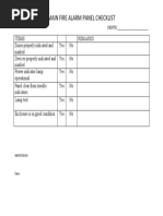 CHECKLIST - Fire Equipment Inspection - Hose Reels | PDF