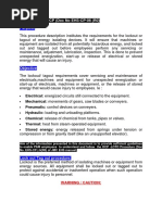 LOTO Flowchart Dec2011 | PDF | Prevention | Occupational Safety And Health