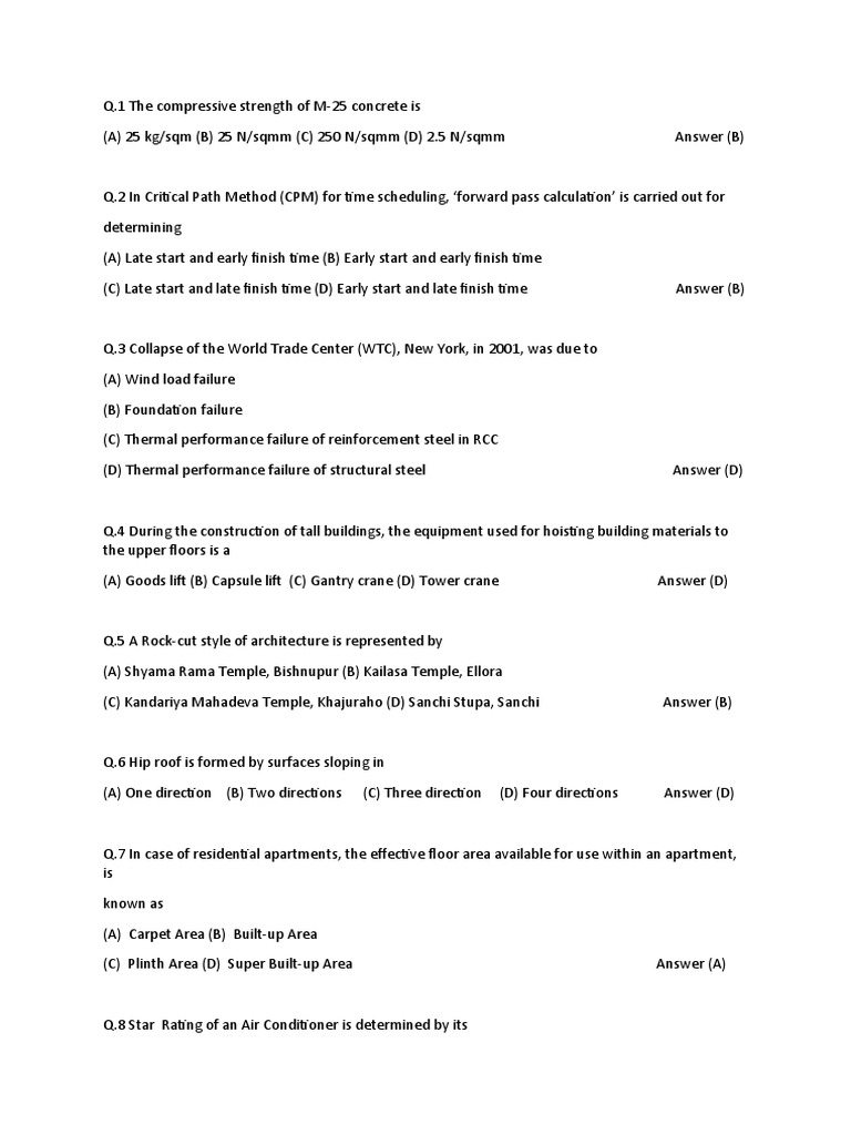 Gate Questions | PDF | Young's Modulus | Elasticity (Physics)