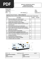 Daily Stacker Inspection Checklist | PDF | Technology & Engineering