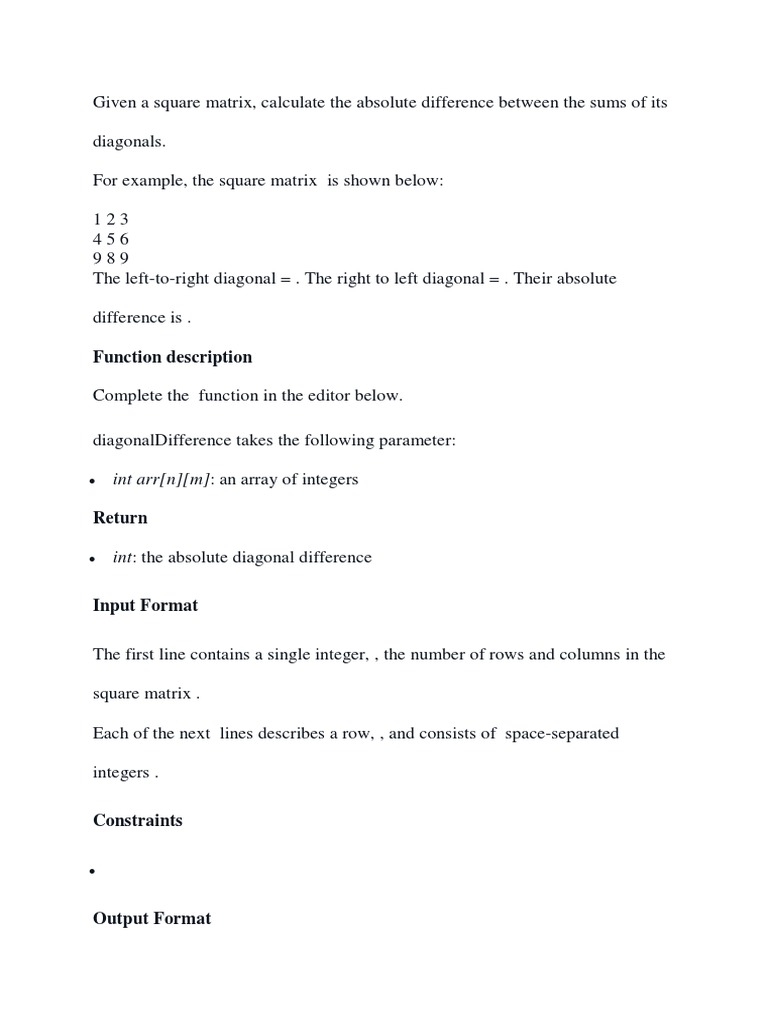 Print Matrix in Snake Pattern | PDF