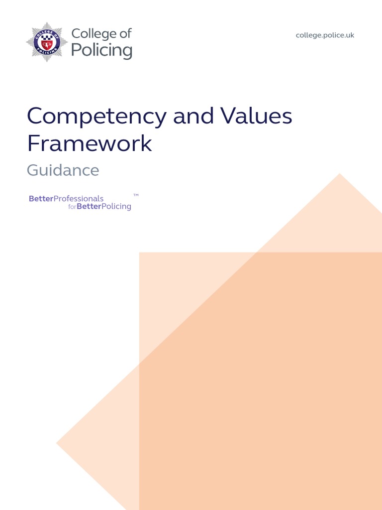 Competency and Values Framework: Guidance | PDF | Competence (Human ...
