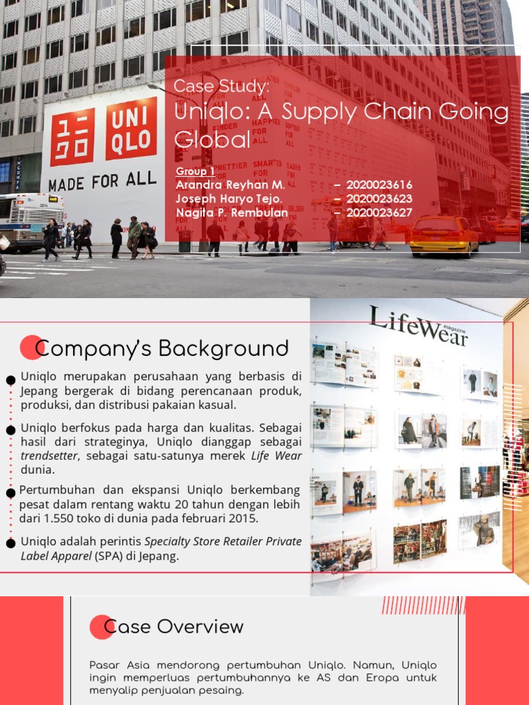 Uniqlo Supply Chain Manops Group 1 WM83 PDF | PDF | Bisnis