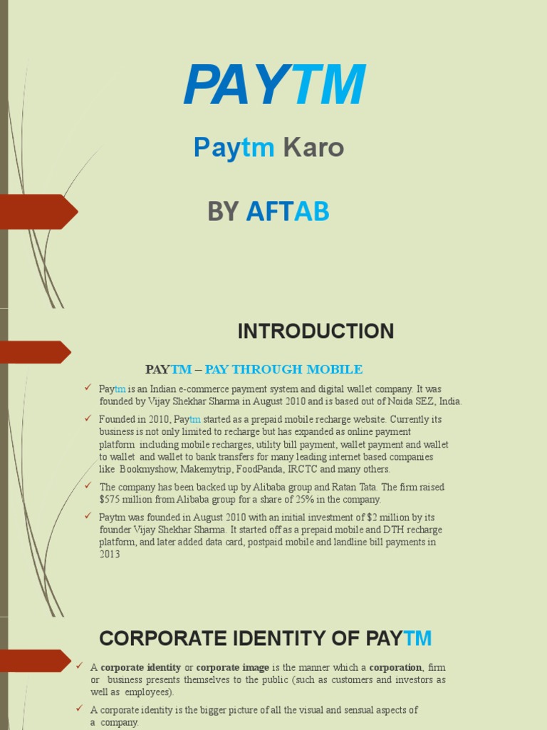 Paytm Case Study-1 | PDF | Business | Marketing