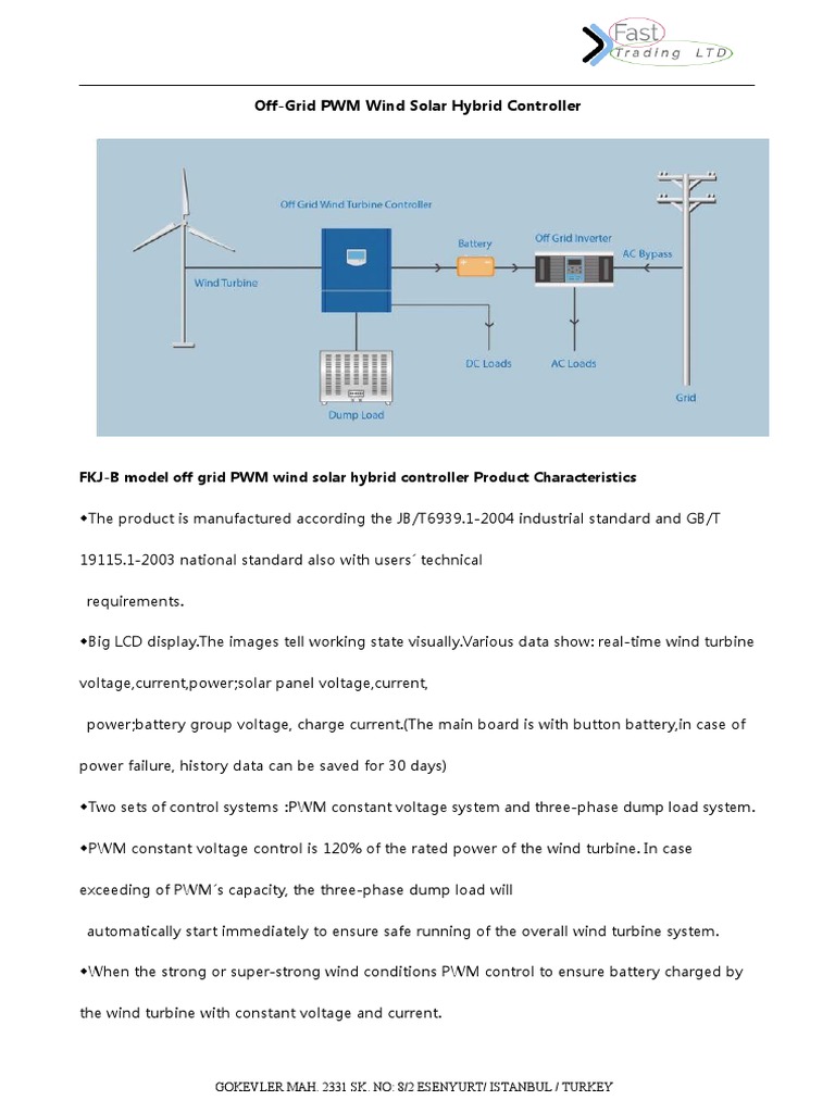 Hybrid Wind-Solar Controller Guide | PDF | Off The Grid | Electrical Grid