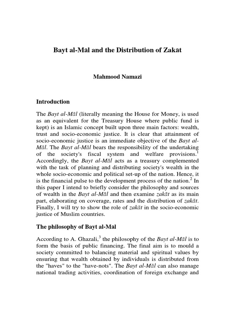 42-Bayt al-Mal | PDF | Taxes | Progressive Tax