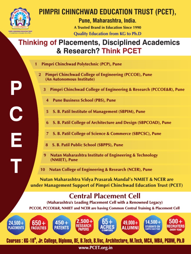 PCET Brochure 2021 | PDF | Engineering