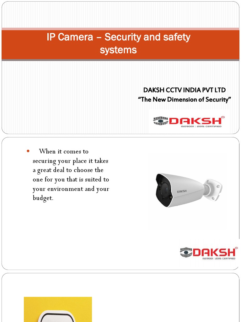 Ip Camera Safety & Security Systems | PDF