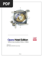 Opera PMS v5 Training Guide | PDF | Computers