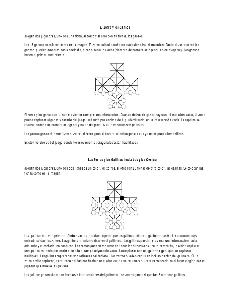 Juegos de Zorros | PDF