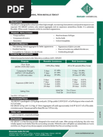 UltraTech PowerGrout NS1 Technical Data Sheet | PDF | Strength Of ...